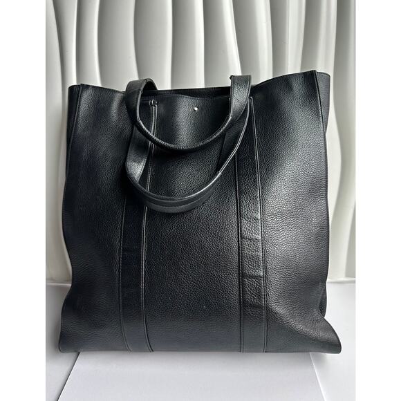 Montblanc | Bags | Montblanc Meisterstck Grain Calfskin Leather Urban Work Tote Bag Black | Poshmark
